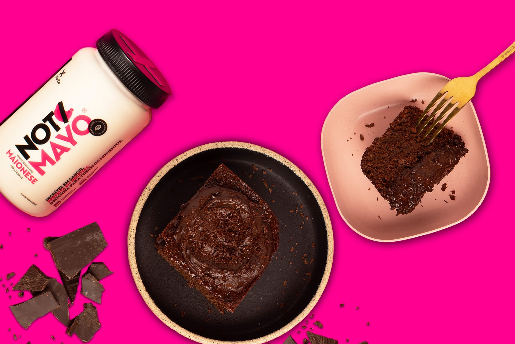 Para revolucionar na cozinha, NotCo apresenta receita de bolo de chocolate feito com maionese à ...