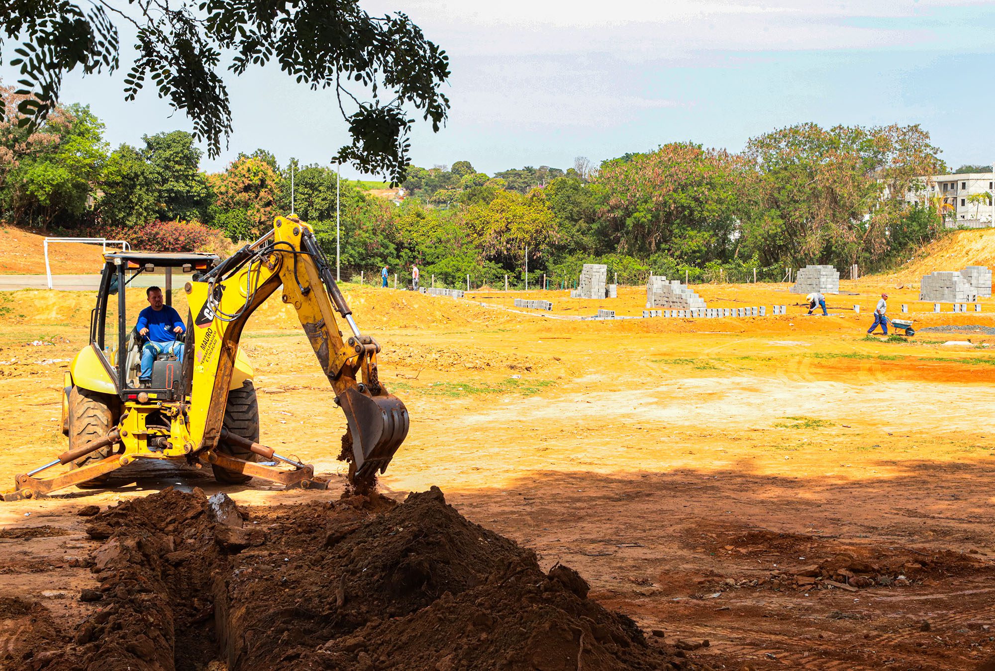 Primeiras estruturas começam a ser construídas na Nova Área de Bem ...