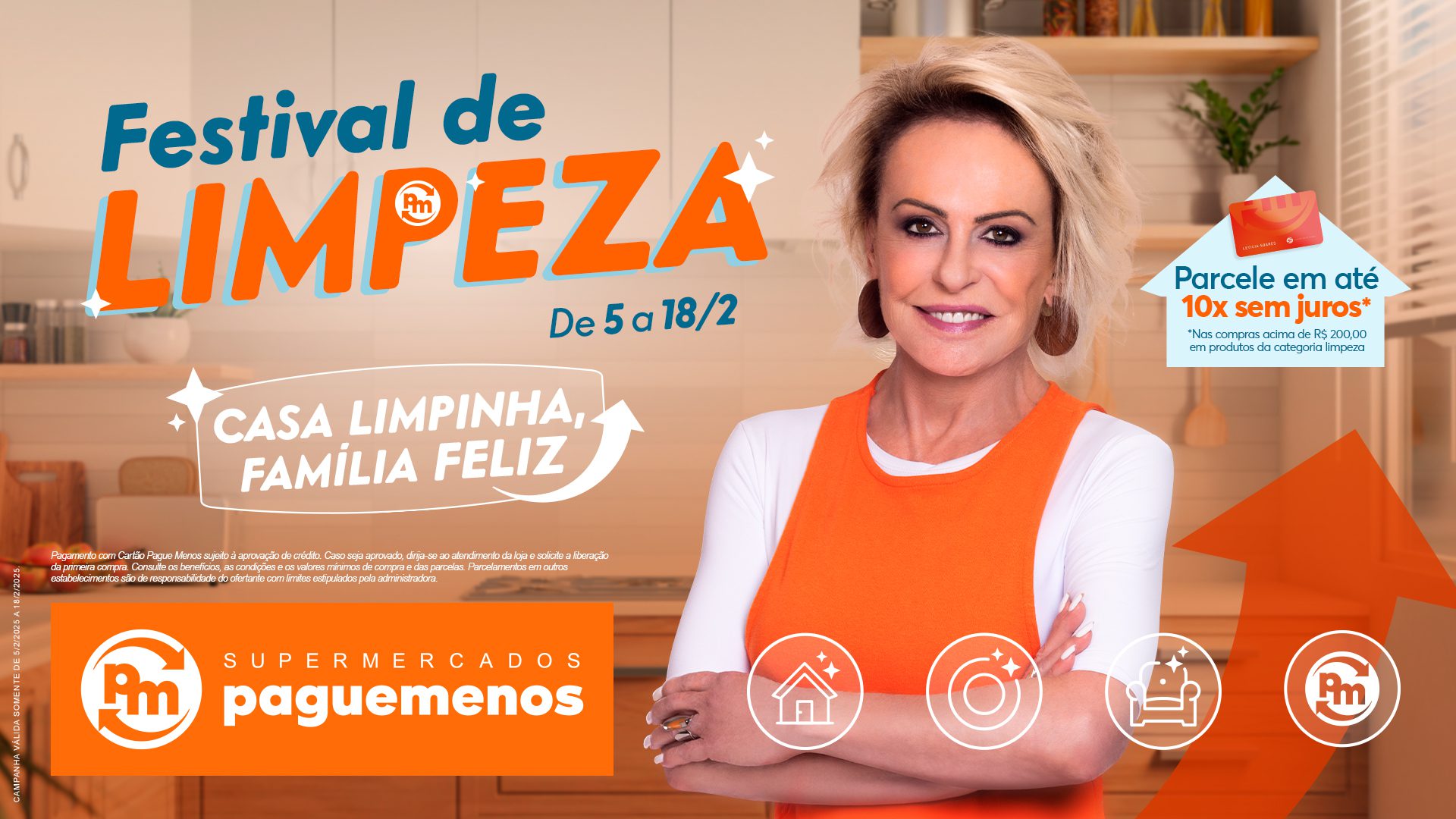 Rede de Supermercados Pague Menos realiza Festival de Limpeza, de 5 a 18 de fevereiro - SB24HORAS